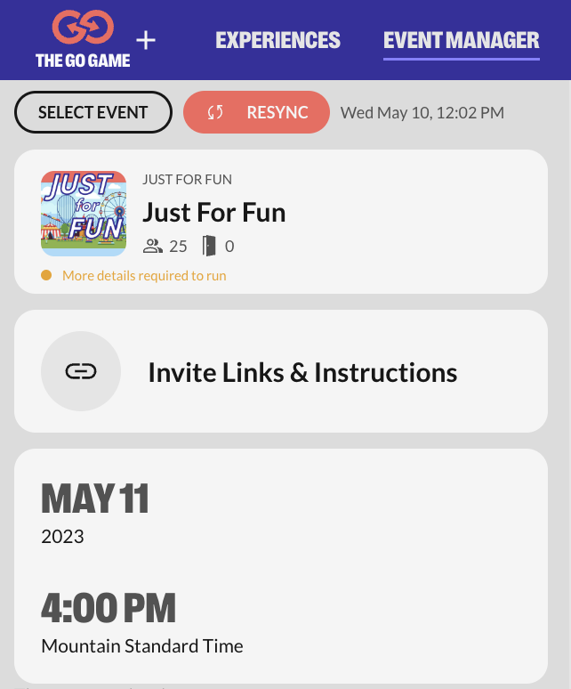 Where do I find my event link and login instructions?